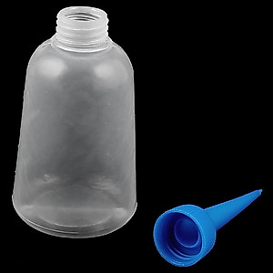 uxcell 150ml Plastic Industry Pointy Nozzle Sewing Machine Oil Squeeze Bottle 3pcs