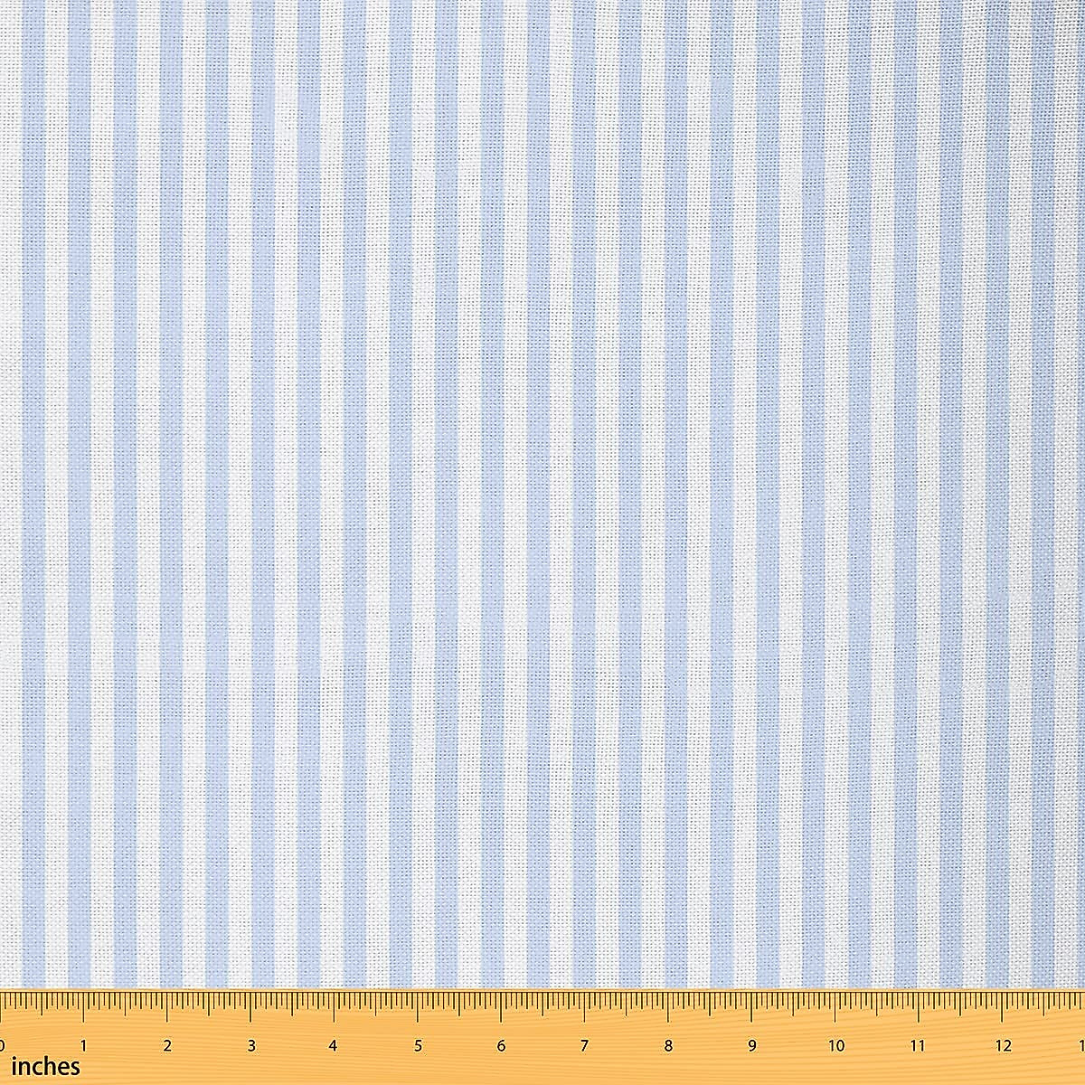 Blue White Stripes Upholstery Fabric by The Yard,Modern Simple Style Striped Fabric by The Yard Sewing Supplies,Geometry Cute Fabric for Upholstery and Home Accents,1 Yard