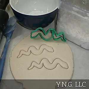 SNAKE OUTLINE SERPENT REPTILE COOKIE CUTTER MADE IN USA PR4459