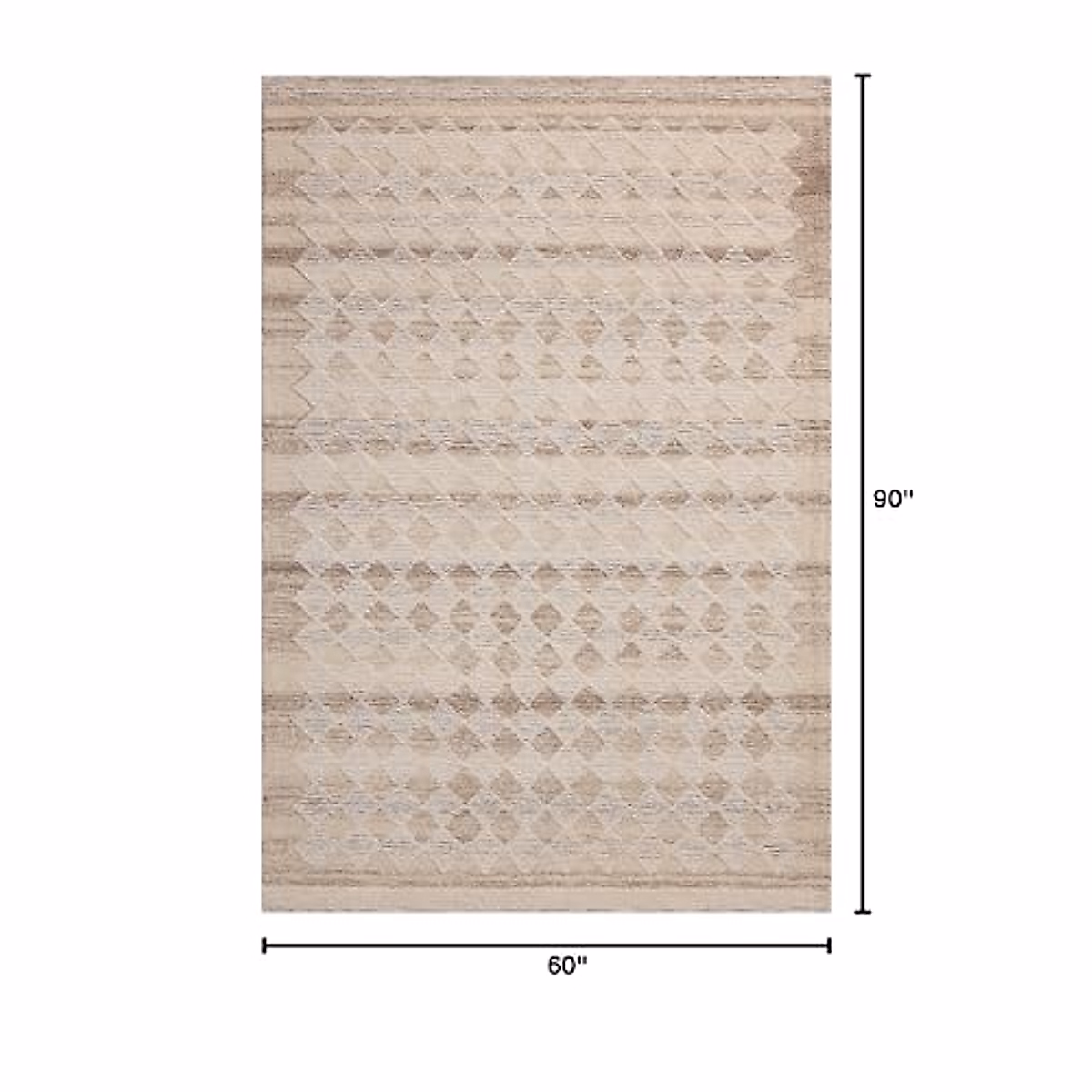Loloi Magnolia Home by Joanna Gaines x Rae Natural/Ivory 5'-0" x 7'-6" Area Rug