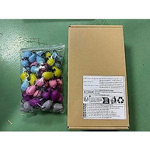 Teeth Storage Box, YOUYA DENTAL Lovely Baby Milk Tooth Fairy Box Tooth Organizer Teeth Saver Box Tooth Holder for Baby with 3D Mouse Shape Cases Gift for Kids Keepsake-White(50 Pieces)