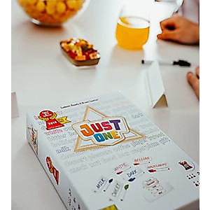 Just One Party Game (White Box) | Cooperative Board Game for Adults and Kids | Fun Games for Family Game Night | Ages 8 and up | 3-7 Players | Average Playtime 20 Minutes | Made by Repos Production