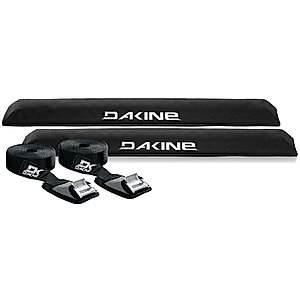 Dakine Long Aero 28" Rack Pads with Dakine Baja 12' Tie Down Straps Bundle