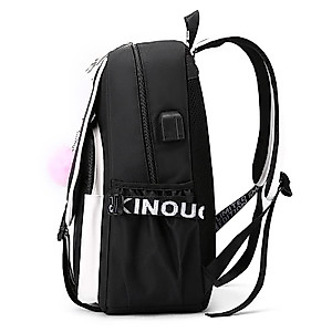 Marketair Anime Backpack Laptop Bag Large Casual Daypack Cosplay Backpack Travel Backpack