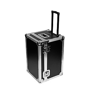 Silent Sound System Rolling PartyFX ProX Multipurpose Locking Flight Case w/Rubber Lining and Handle