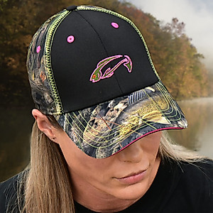 Fishouflage Walleye Womens Fishing Hat - Perfect Catch Camo Hat