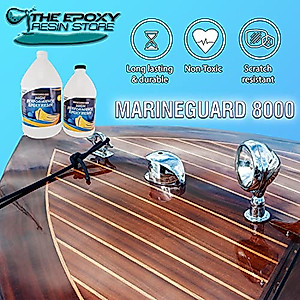 Boat Coating, Repairs, Construction, UV Stable Excellent Non Yellowing for High Performance Coatings, 2 Part epoxy kit, Excellent Table Top, Countertops