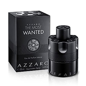 Azzaro The Most Wanted Eau de Parfum Intense — Mens Cologne — Fougere, Ambery & Spicy Fragrance, 1.6 Fl Oz