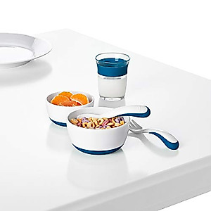 OXO Tot Plastic Fork & Spoon Multipack - Navy , 4 Piece Set