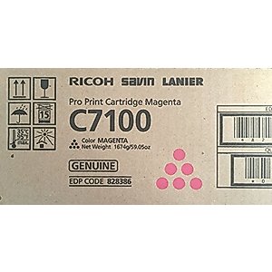 Ricoh C7100 Pro Print Cartridge Magenta Toner Savin Lanier 828386