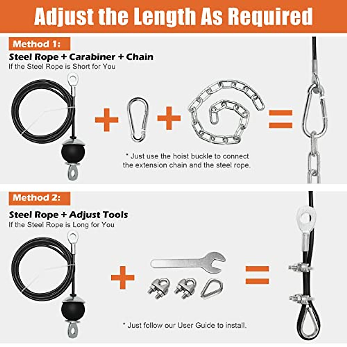 SERTT Home Gym Pulley System, Tricep Workout Pulley System for LAT Pulldown, Biceps Curl, Triceps, Shoulders, Back, Forearm Workout, Weight Cable Pulley System for Squat Rack, Garage