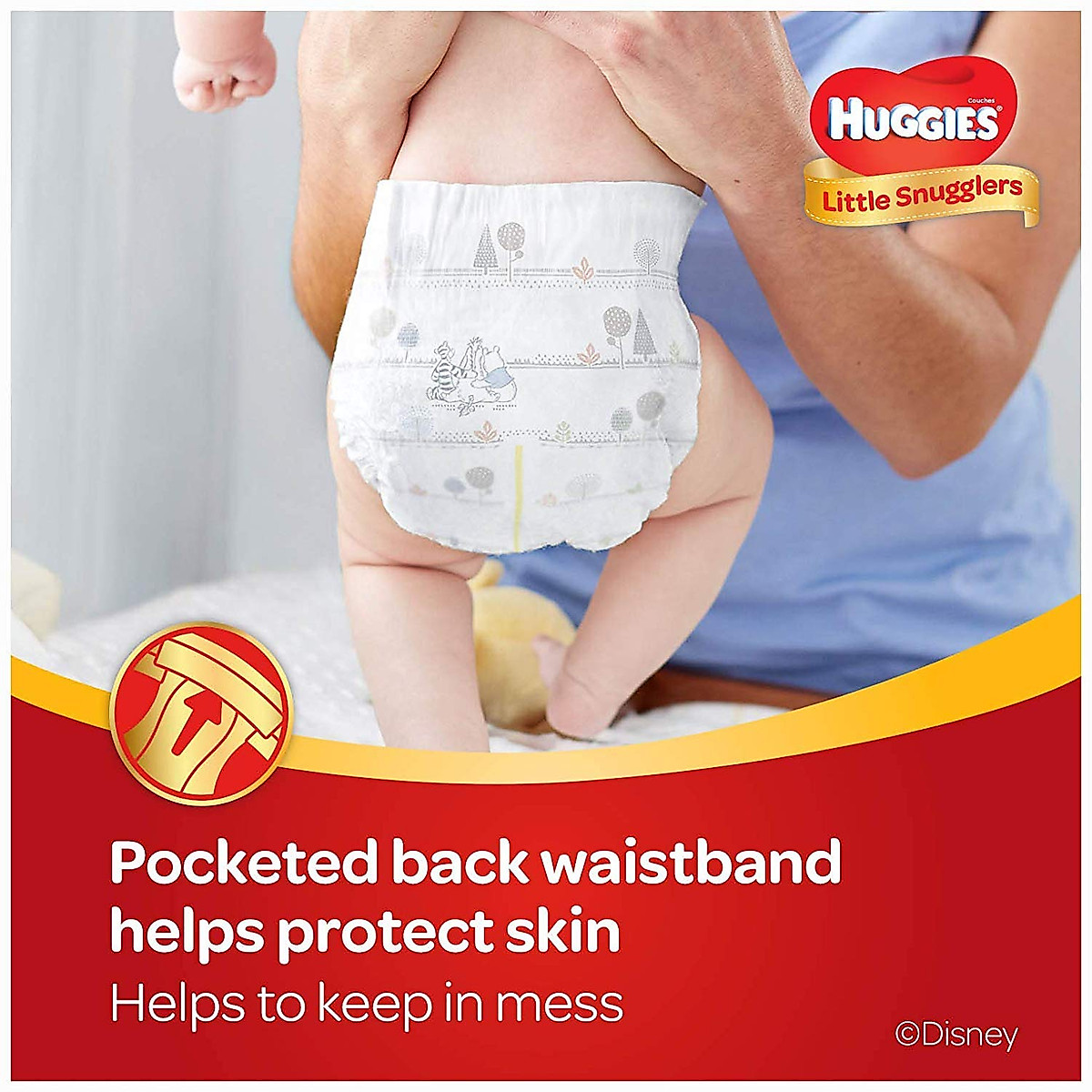 Huggies Little Snugglers Baby Diapers, Size Newborn, 132 Count, GIANT PACK (Packaging may Vary)