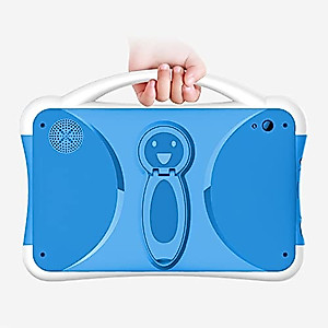 YOKAM Kids Tablet Eye Protection Kids Screen Science Tablet 5G WiFi Support 3G Network 1GB Plus 32GB for Boys and Girls US Plug