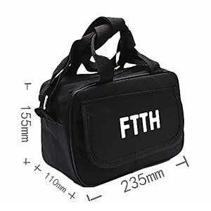 18 in 1 FTTH Fiber Optic Tool Kit with FC-6S Cleaver Optical Power Meter Visual Fault Locator Finder Cable Cutter Stripper 5km