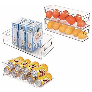 iDESIGN Kitchen Bins, 4-piece Set