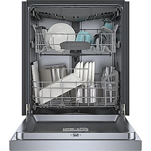 Bosch SHE53C85N 24 Inch Smart Built-In Dishwasher, stainless steel