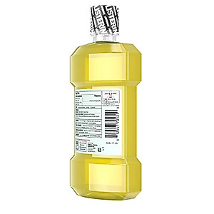 Listerine Original Oral Care Antiseptic Mouthwash with Germ-Killing Formula to Fight Bad Breath, Plaque and Gingivitis, 500 mL (Pack of 2)