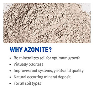 Raw Supply Azomite Organic Trace Mineral Powder-67 Essential Minerals for You & Your Garden Bag, 44 lb, Tan, AZOMITE-44-4