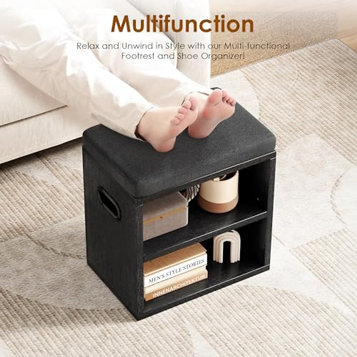 Small Shoe Bench for Entryway Shoe Bench with Cushion Shoe Bench with Storage and Seating,Small Bench Seat Entryway Shoe Rack with Bench,Small Shoe Bench Entryway Shoe Bench Small Black