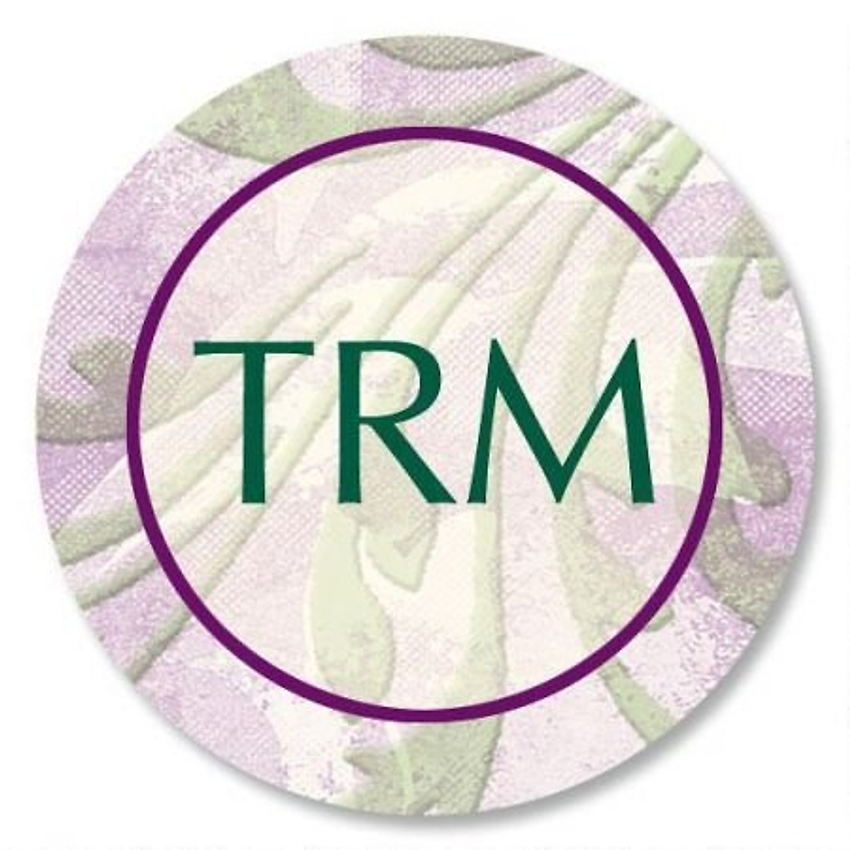 Personalized Acanthus 3-Initial Envelope Seals - Set of 144 Self-Adhesive, Flat-Sheet, 1-1/2" Sticker Seals, By Colorful Images