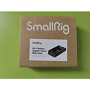 SmallRig NP-F Battery Adapter Plate Lite for Sony NP-F Battery, w/ 12V/7.4V Output Port, LED Low Battery Indicator - 3018