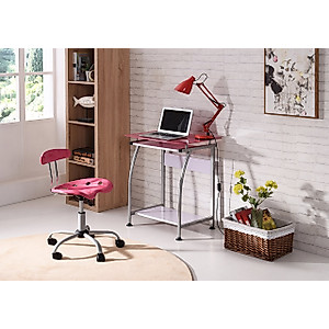 Hodedah Laptop Desk, Pink