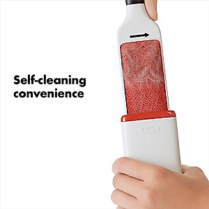 OXO Good Grips Furlifter Pet Garment Brush Hair Remover For Clothing, White, Garment Brush