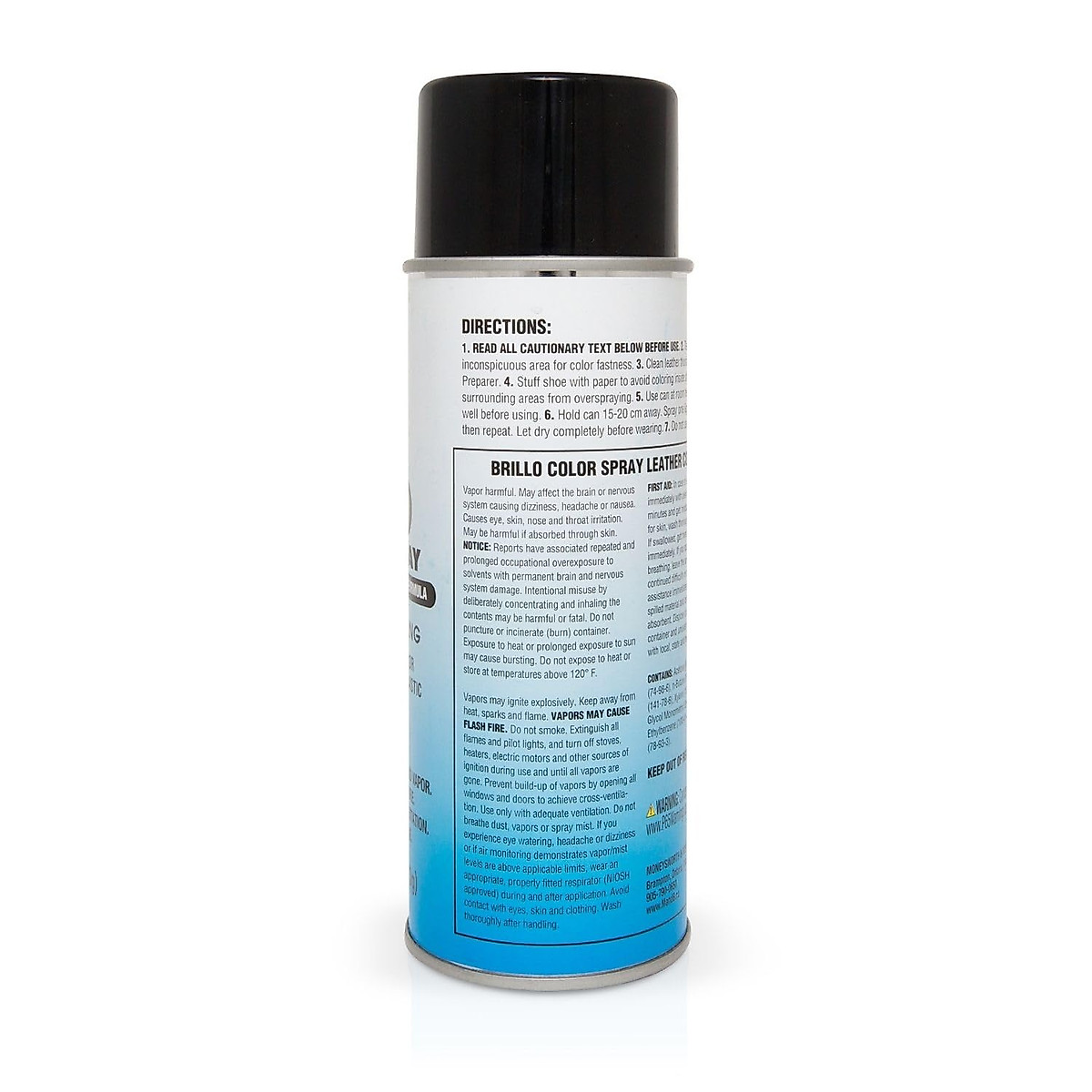 Moneysworth & Best Unisex's Brillo Color Spray Shoe Dye, White, 127g/4.05oz