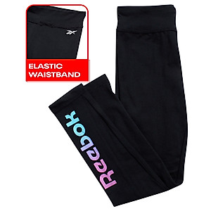 Reebok Girls' Sweatsuit Set - 2 Piece Hoodie Sweatshirt and Leggings - Youth Clothing Set for Girls (7-12), Size 7, Oatmeal Heather