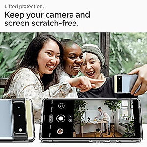 Spigen Ultra Hybrid [Anti-Yellowing Technology] Designed for Google Pixel 6 Case (2021) - Crystal Clear