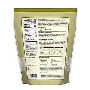 Bob's Red Mill Instant Mashed Potatoes Creamy Potato Flakes, 16-ounce (Pack of 4)