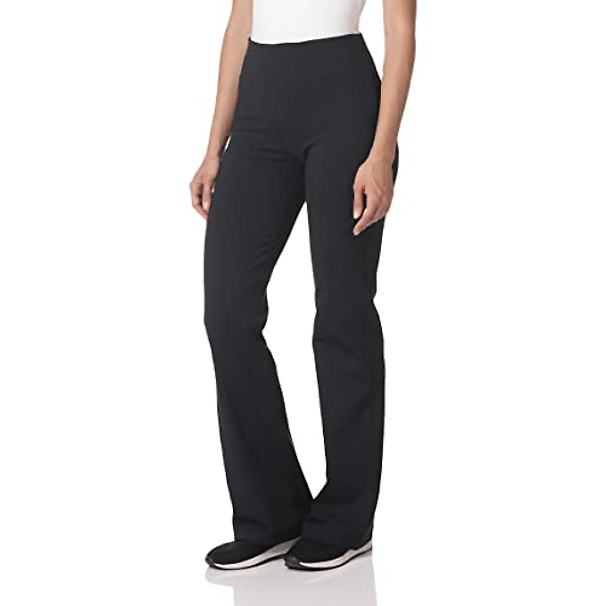 Skechers Women's Go Walk High Waisted Flare Pant, Black, XX-Large