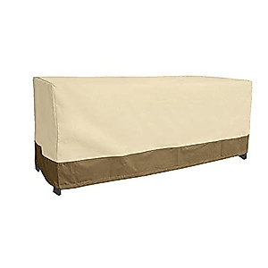 Vanteriam Outdoor Rectangular / Oval Patio Dining Table Cover-Waterproof Large Outdoor Patio Furniture Cover for Dining Table