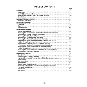 WHIRLPOOL WED6200SW0 - WED6200S SERVICE MANUAL