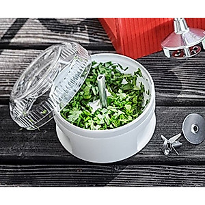 Bamix® Hand Blender Processor works with All Bamix except Gastro 350 chops Herbs Spices Nutmeg Chilli Mince chop garlic onions coconut chili peppers horse radish kitchen herbs meat fish boiled eggs