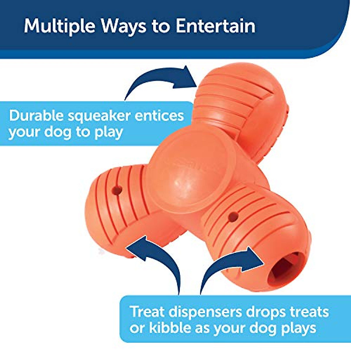 PetSafe Large Sportsmen Squeak 'N' Treat Troog Pet Chew Toy