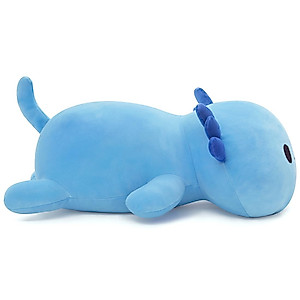 MIAOHAHA Plush Axolotl Toy Plush Pillow Axolotl Stuffed Animal Toy Cute Plushies Kids Plush Toy Pillow(Blue,30cm/11.8in)