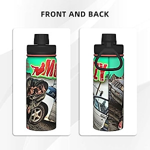 Mozzys Tumbler 18 oz Stainless Steel Sports Insulated Kettle Travel Drinking Cup Water Bottle with Lid