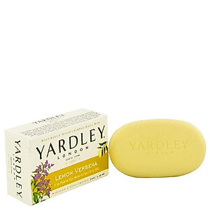 Yardley London Lemon Verbena With Shea Butter & Pure Citrus Oil Moisturizing Bar 4.25 ozr (Pack of 2)