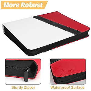 Foalgo Trading Card Binder, Card Collection Binder Album Folder with 720 Side Loading Pockets, 9 Pocket Trading Card Album Folder for TGC,MTG, Baseball Cards, Yugioh