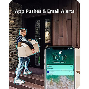 ANNKE 8CH 2K+ Super HD Audio Security Camera System Outdoor with Smart Motion Detection, H.265+ Surveillance DVR with 8 x IP67 CCTV Camera 100ft Smart IR Night Vision,Remote Access, 2TB Hard Drive