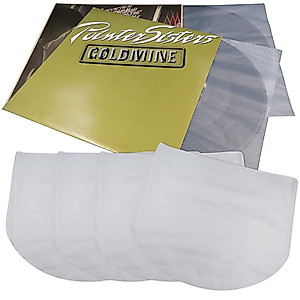 Evelots 12 Inch Vinyl Record Protective Sleeves-Set of 100 Clear Plastic LP Premium Record Sleeves-Anti Static-No Scratch, dust and Dirt-Protect Your Album Collection-Durable Storage