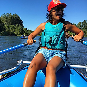 Astral Women's Layla Life Jacket PFD for Whitewater, Sea, Touring Kayaking, Stand Up Paddle Boarding, and Fishing, Glacier Blue L/XL