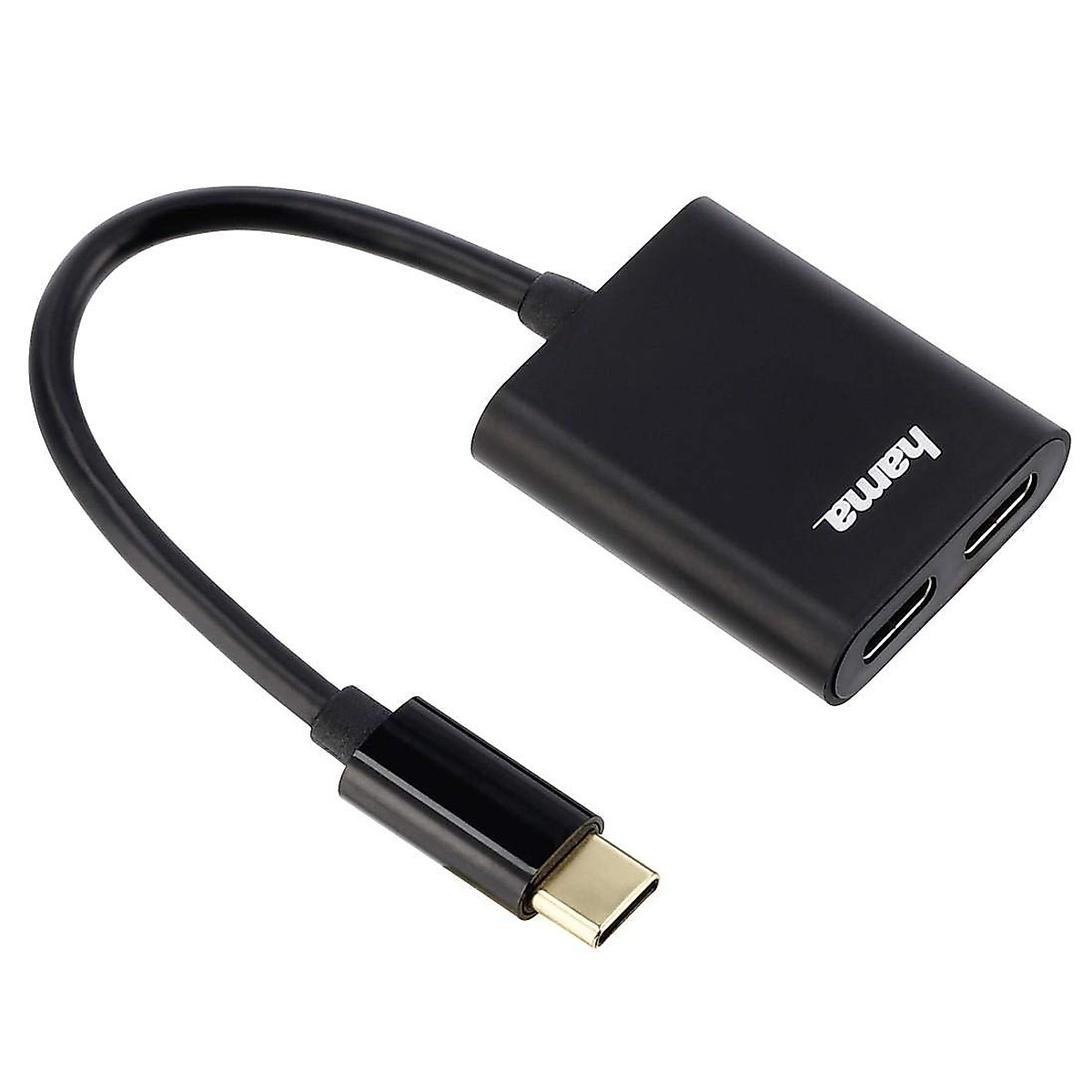 Hama | 2-in-1 USB-C Audio and Charging Adapter, Adapter for 3.5 mm Audio Jack, 00135749