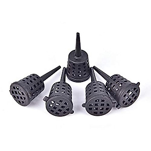 OBANGONG 100PCS Fertilizer Mesh Baskets Garden Nursery Pots Portable Aquarium with Lid Planting Nutrition Cups for Succulent,Orchid,Bonsai