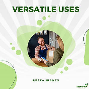 Saan-Pack Brown Paper Bags with Handles, 8" x 4.5" x 10.25", Pack of 250, Medium Kraft Paper Bags, Ideal as Gift Bags Bulk, Retail Bags, Merchandise Bags, Goody Bags, Wedding Gift Bag or To Go Bags