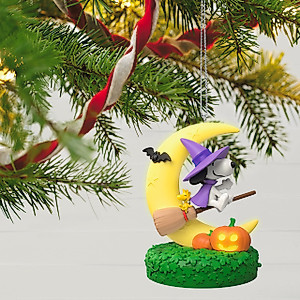 Hallmark Keepsake Halloween Ornament 2023, The Peanuts Gang Snoopy's Moonlit Mischief, Musical Ornament With Light, Gifts for Peanuts Fans