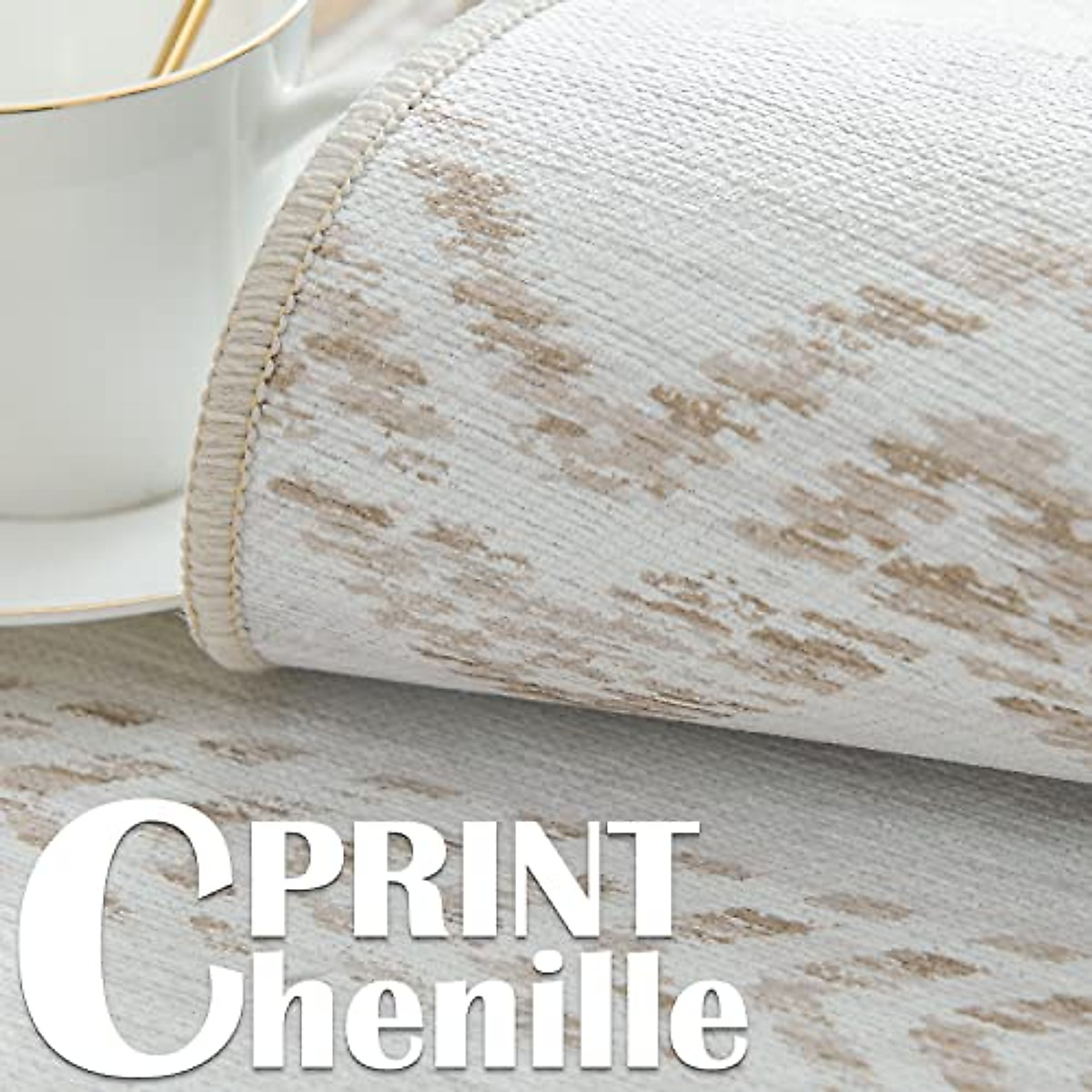 jinchan Area Rug 3x5 Bedroom Rug Boho Rug Moroccan Floor Cover Bathroom Rug Mudcloth Rug Sketch Geometric Bohemia Mat Taupe Dimond Non Slip Carpet for Living Room Kitchen Rug Dining Room Entryway