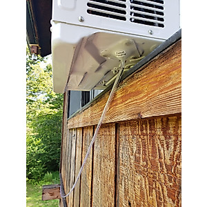 Magnetic Universal Window Air Conditioner Drain Kit AC Drip Line Condensate Hose Funnel Connector Fitting with Clear Tubing for Window AC and Mini Split Units (10ft Kit)