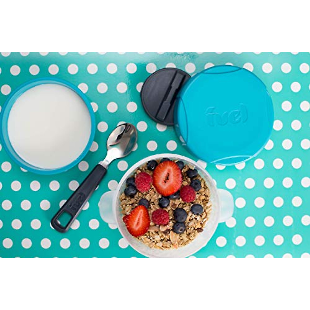 Trudeau Milk Cereal Container, 1 EA, Tropical